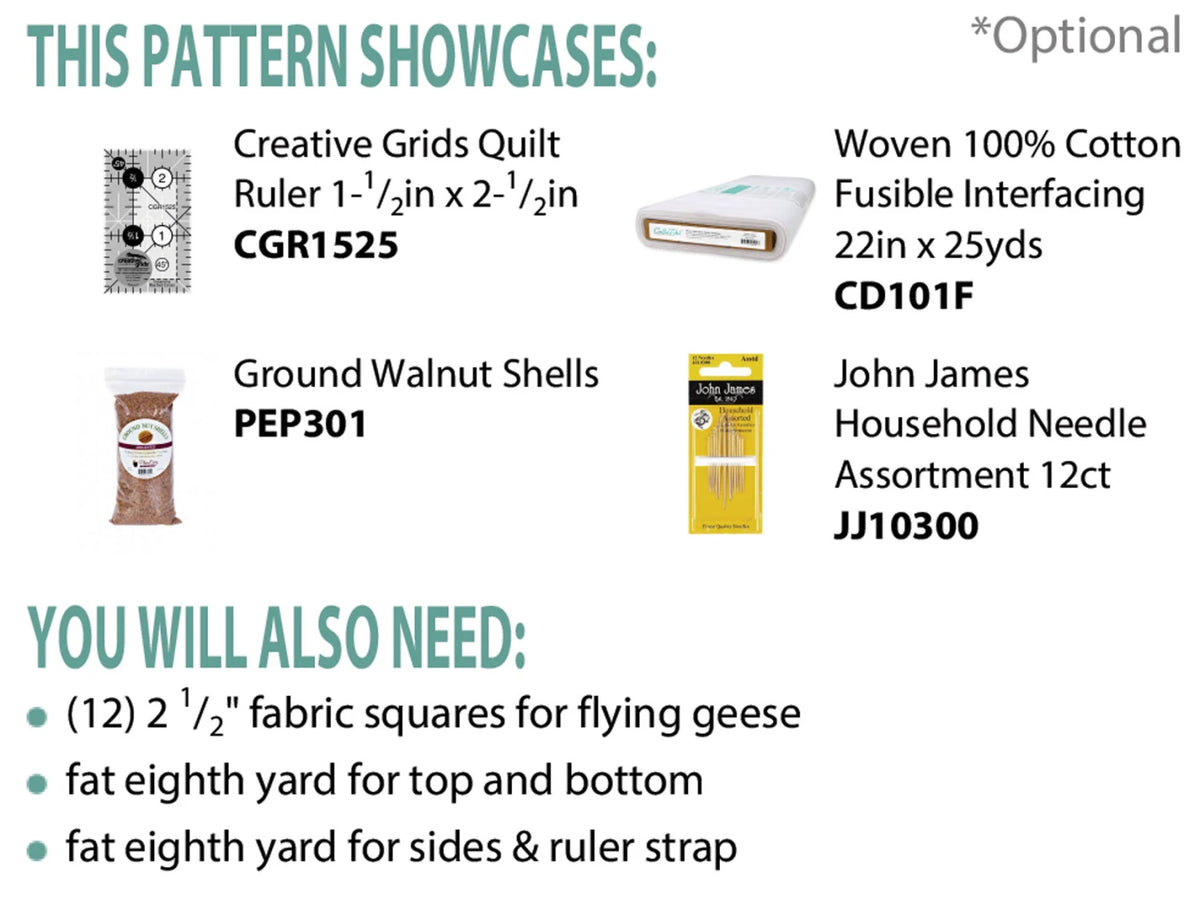 Hold My Ruler Pattern – Cut Loose Press™