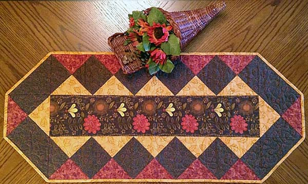 Fabulous Strip Table Runner PDF Pattern – Cut Loose Press™
