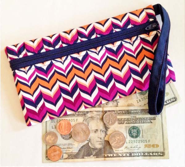 Stash Cash Zipped Bag PDF Pattern – Cut Loose Press™