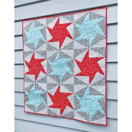 Pinwheel Hexagons PDF Pattern – Cut Loose Press™